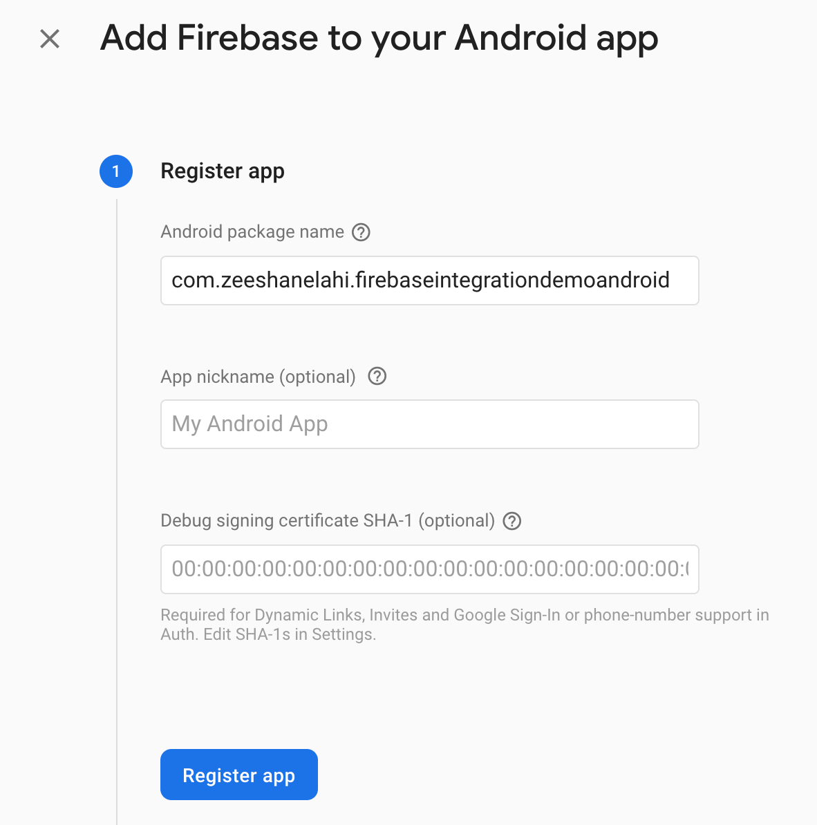 How to Integrate Firebase in Android Applications | Zeeshan Elahi
